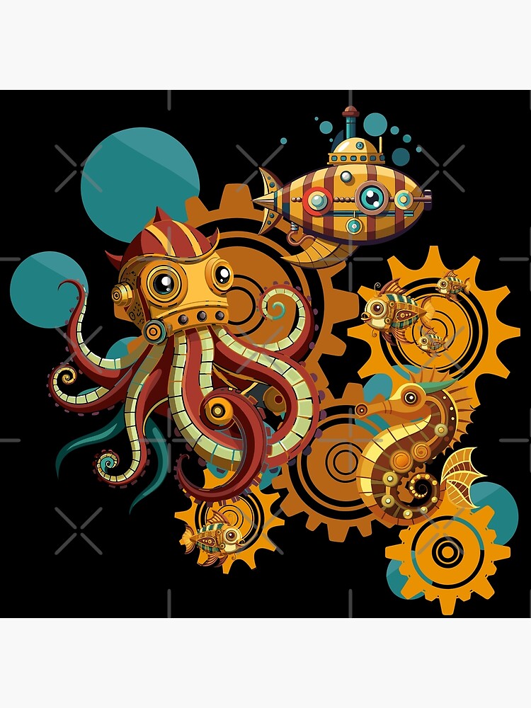 Marine Steampunk Posters for Sale | Redbubble