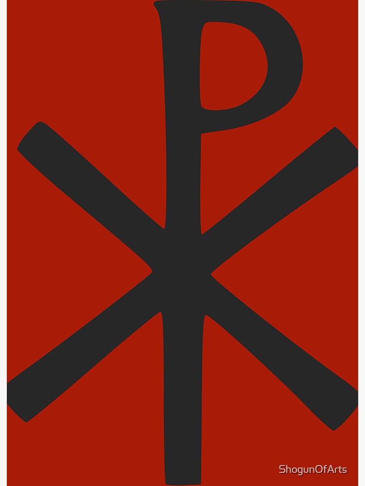 "Roman Chi Rho Chrismon Labarum Byzantine Empire" Art Board Print for ...