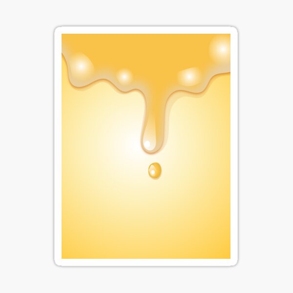 "Runny Honey " Sticker by vectorwebstore | Redbubble