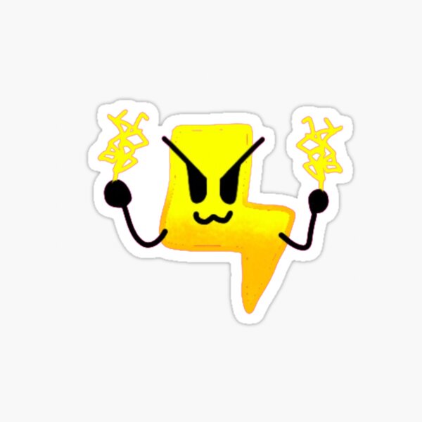 "Lil Lightning Zapping" Sticker for Sale by BFKIshop | Redbubble