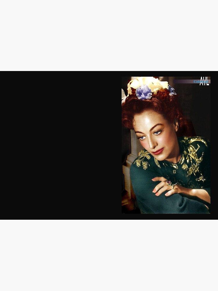 "Colorized Joan Crawford 1945 Mildred Pierce" Hardcover Journal for ...