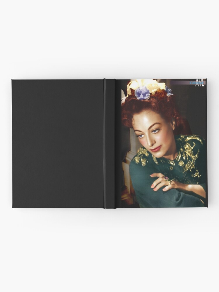 "Colorized Joan Crawford 1945 Mildred Pierce" Hardcover Journal for ...