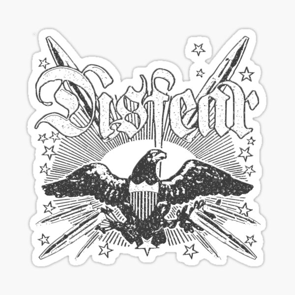 "DISFEAR - EAGLE METAL" Sticker by DALMETAL | Redbubble