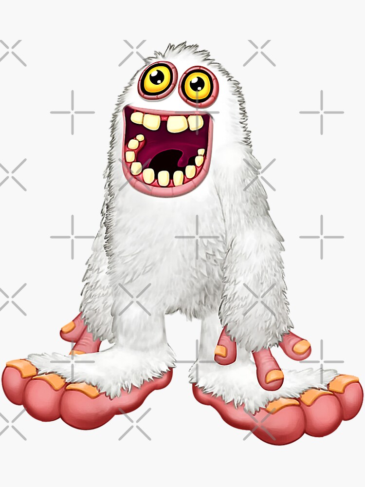 "My Singing Monsters Mammott, From My Singing Monsters Game" Sticker ...