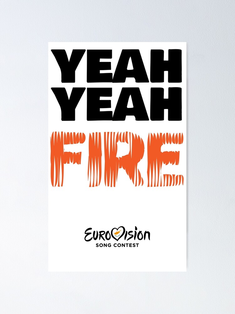 "Yeah Yeah Fire - Fuego by Eleni Foureira Merchandise - Eurovision ...