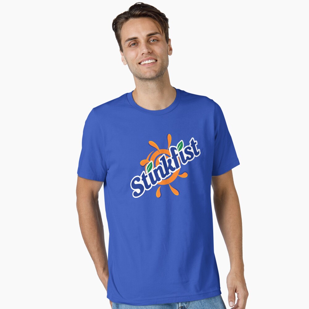 "Stinkfist Sunkist Logo" Sticker for Sale by friendlynbhood | Redbubble
