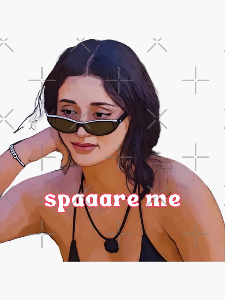 ""Spare me" Leah Kateb Quotes sticker love island USA" Sticker for Sale ...