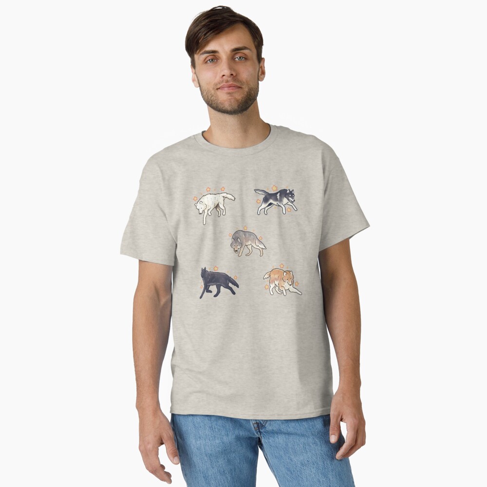 "wolf pack " Sticker for Sale by Artofmayara | Redbubble