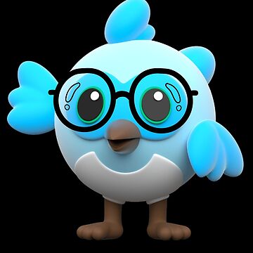 "Flutter bird logo" Sticker for Sale by Redstrawberry13 | Redbubble