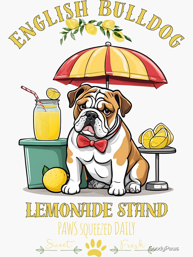 "Coquette Aesthetic Dog Lemonade Stand paws squeezed daily sweet and ...