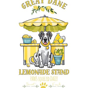 "Coquette Aesthetic Dog Lemonade Stand paws squeezed daily sweet and ...