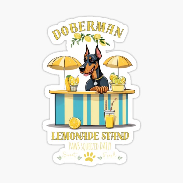 "Coquette Aesthetic Dog Lemonade Stand paws squeezed daily sweet and ...