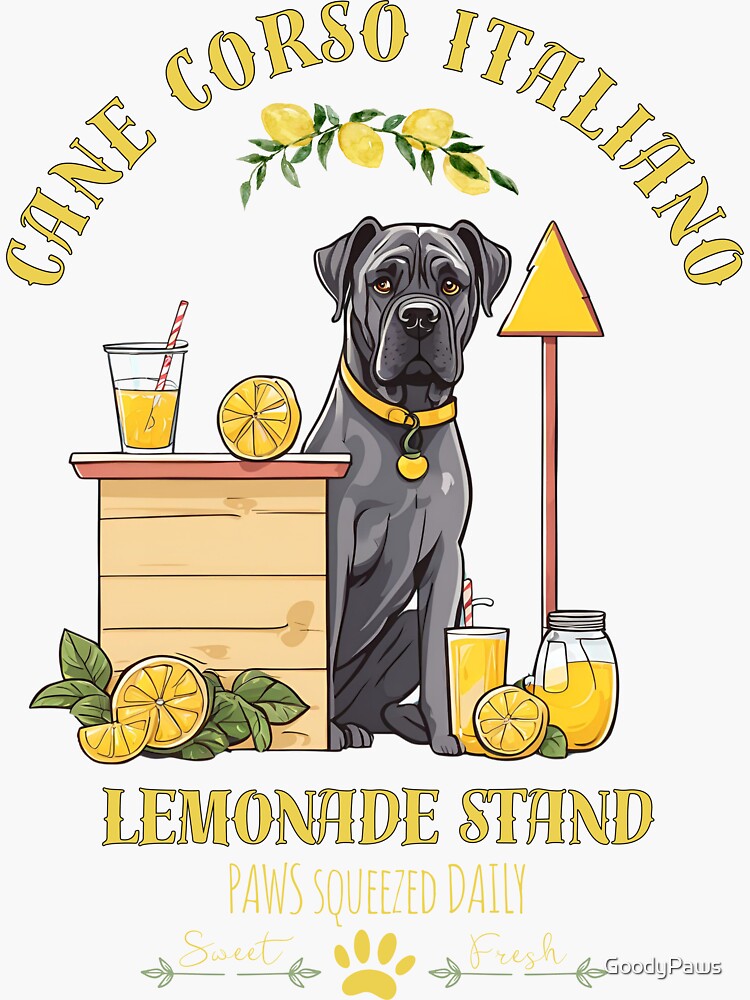 "Coquette Aesthetic Dog Lemonade Stand paws squeezed daily sweet and ...