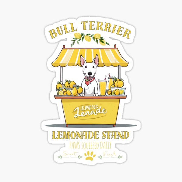 "Coquette Aesthetic Dog Lemonade Stand paws squeezed daily sweet and ...