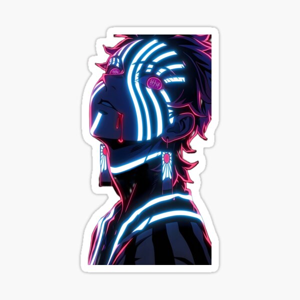 "Akaza " Sticker for Sale by NajunArtsShip | Redbubble