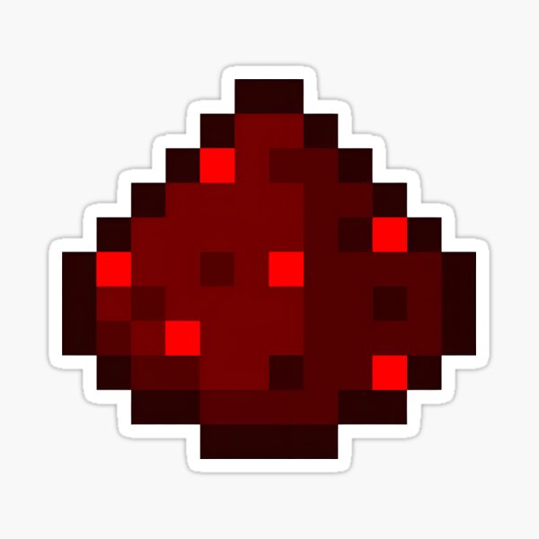 "Redstone" Sticker for Sale by Elementalartred | Redbubble