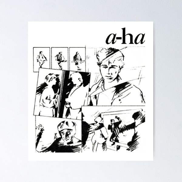 "AHA" Poster for Sale by caryntmurphy | Redbubble