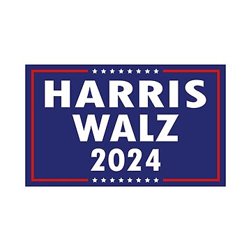 "Harris Walz Bumper" Sticker for Sale by germashop | Redbubble