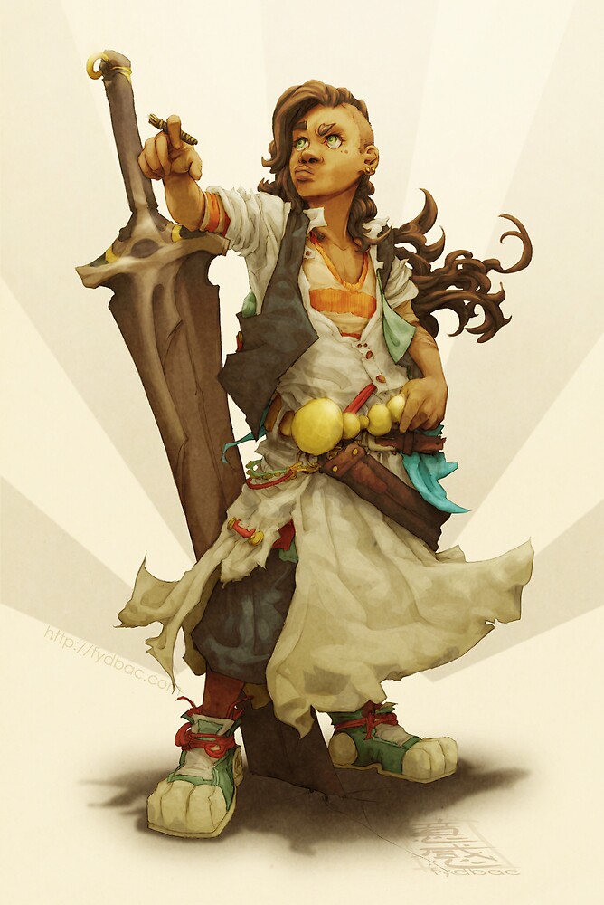 Scai Pirate Girl By Fydbac Redbubble