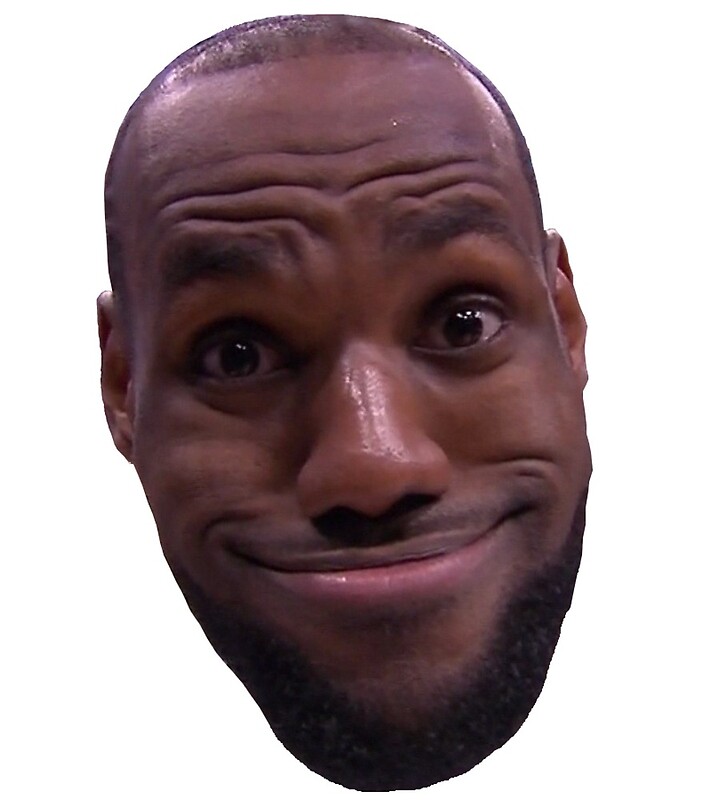 "Lebron James Goofy Face" by nickcosky | Redbubble