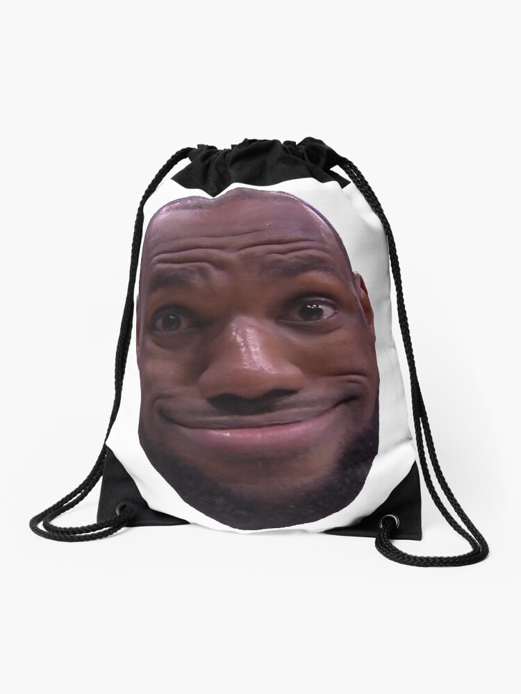 "Lebron James Goofy Face" Drawstring Bag for Sale by nickcosky | Redbubble