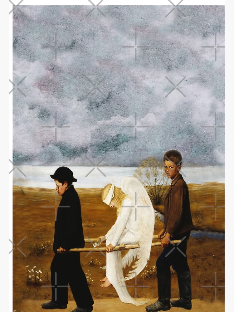 "The Wounded Angel by Hugo Simberg" Art Print for Sale by ...