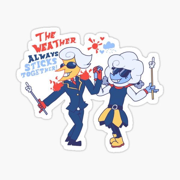 "Deltarune Chapter 3 Lanino Elnina" Sticker for Sale by potatobros73 ...