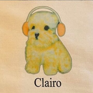"Clairo Charm dog sticker" Sticker for Sale by KeyMM | Redbubble