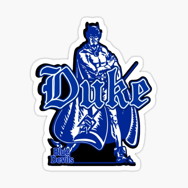 "Duke Blue Devil" Sticker for Sale by Brennen805 | Redbubble