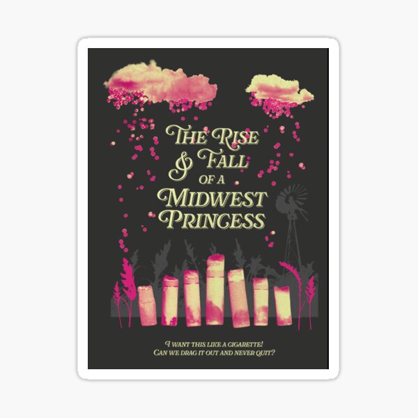 "The Rise and Fall of a Midwest Princess Chappell Roan Poster" Sticker ...