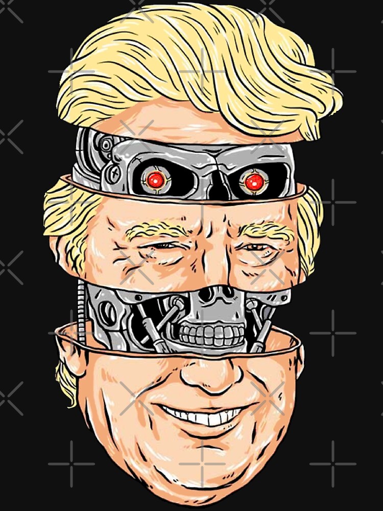 "Donald Trump Is Terminator" Essential T-Shirt for Sale by W-A-W-A ...