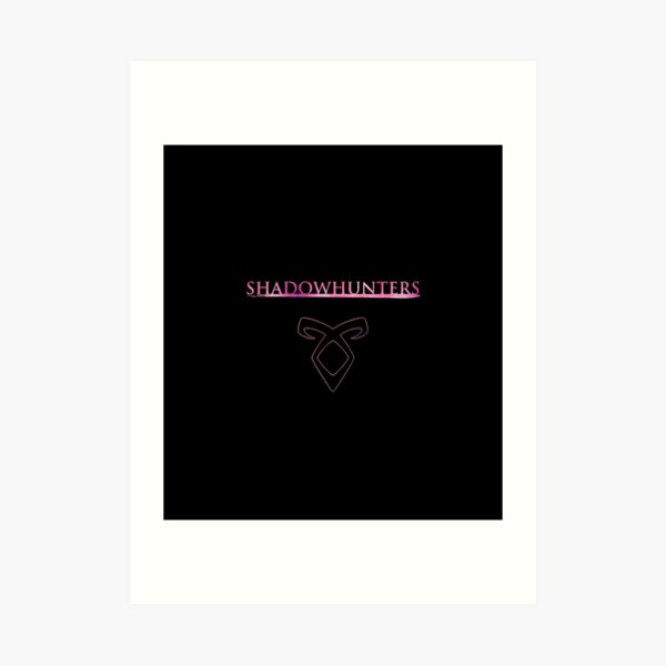 "Shadowhunters Logo + Umriss Rune unten (rosa Aquarell) - Clary, Alec ...