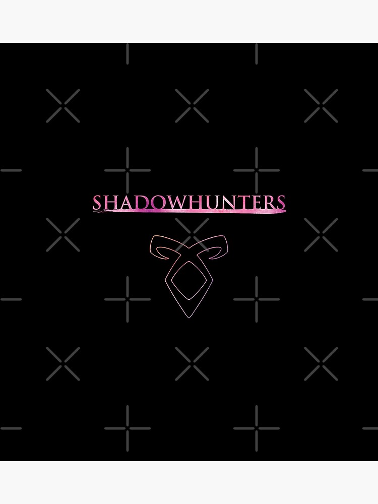 "Shadowhunters Logo + Umriss Rune unten (rosa Aquarell) - Clary, Alec ...