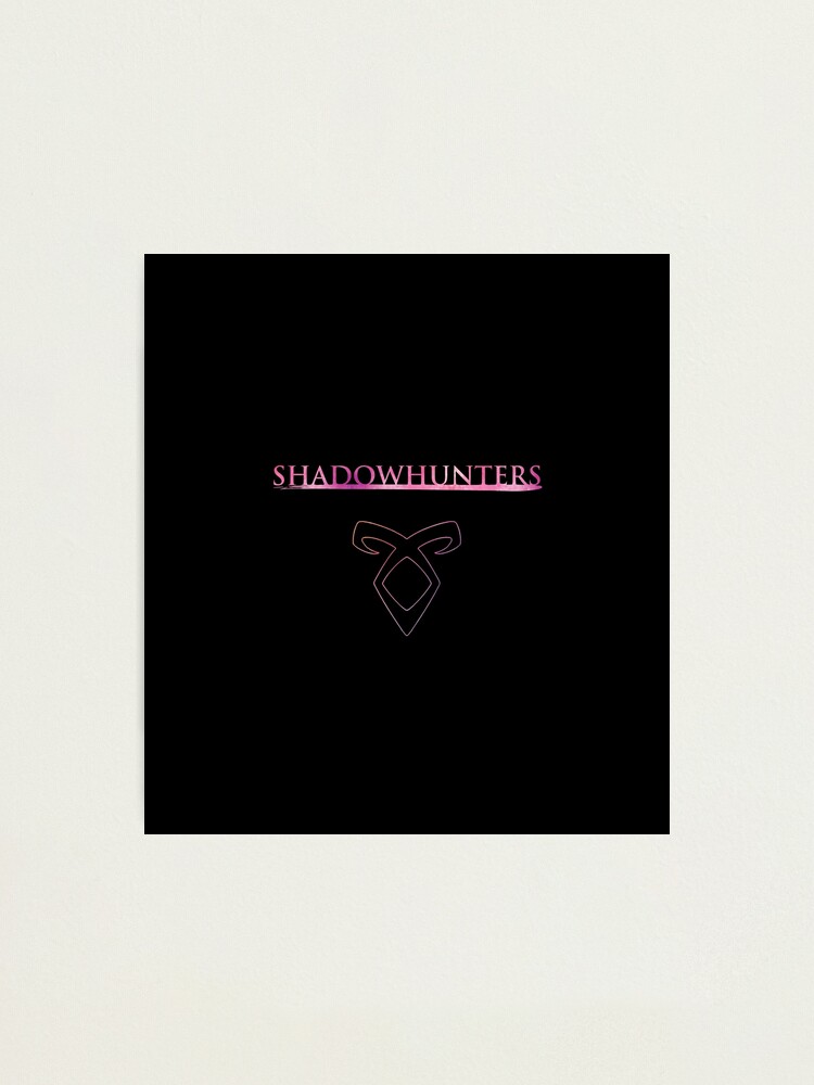 "Shadowhunters Logo + Umriss Rune unten (rosa Aquarell) - Clary, Alec ...