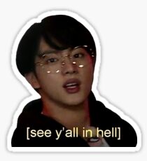 Bts Jin Stickers | Redbubble