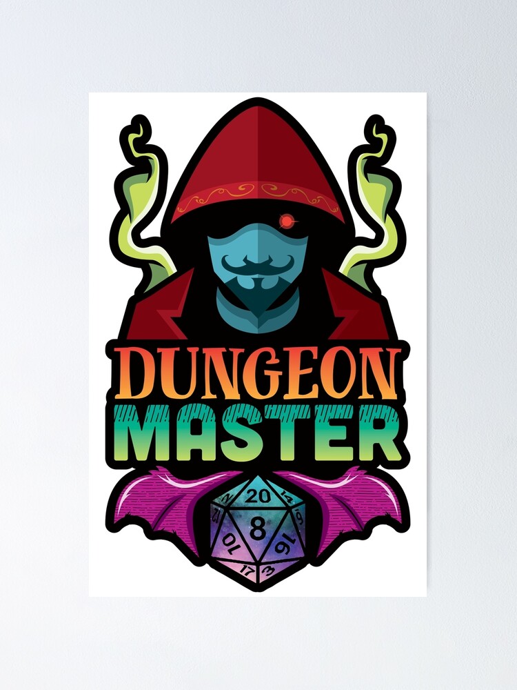 "Dungeon Master" Poster by Silurostudio | Redbubble
