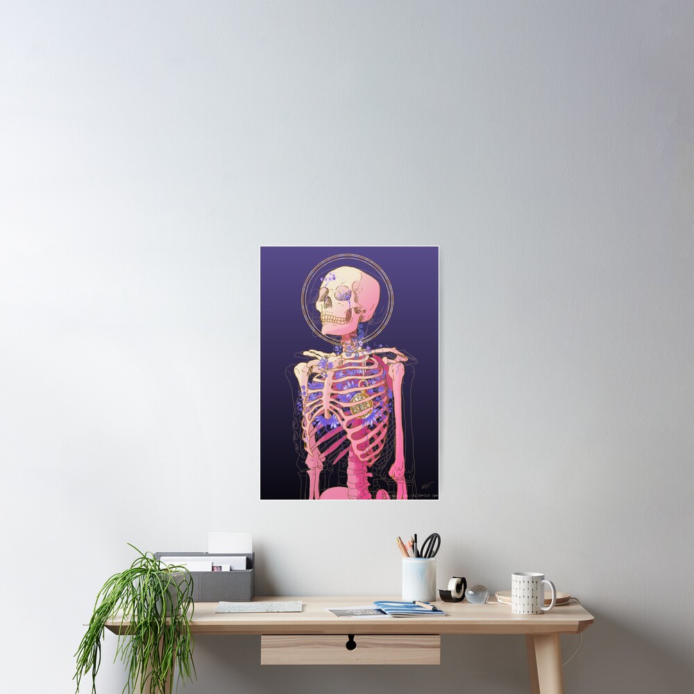 "Skeleton " Poster for Sale by spencejsmith | Redbubble