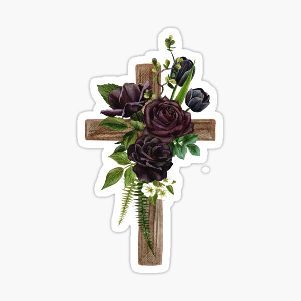 "Holy Cross" Sticker for Sale by citesc-biblia | Redbubble