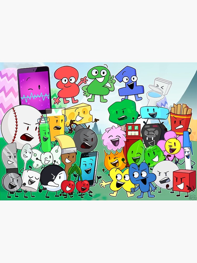 "BFDI x Inanimate Insanity" Poster for Sale by PuppyRelp | Redbubble