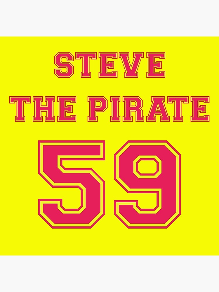 "Steve the Pirate" Poster by Mark5ky | Redbubble