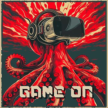 "Cyberpunk Life: Gamer Octopus" Sticker for Sale by WaveVisions | Redbubble