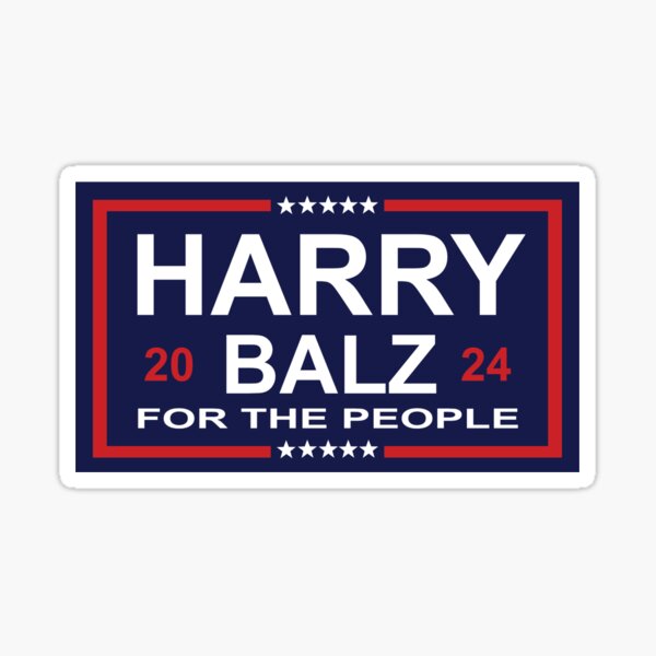 "Harry Balz 2024 Funny Campaign Sticker" Sticker for Sale by ...