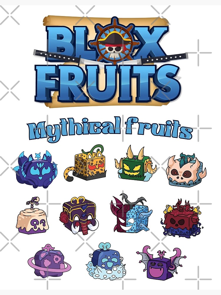 "Mythical - Blox Fruits" Poster by vitrar | Redbubble