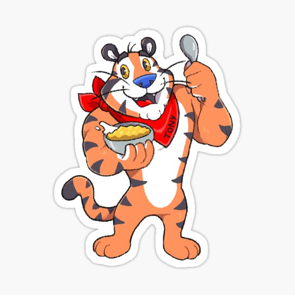 "Tony" Sticker for Sale by Feaz | Redbubble