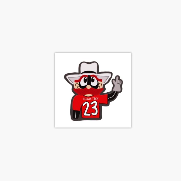 "Texas tech red raider mascot" Sticker for Sale by makaylashimek ...