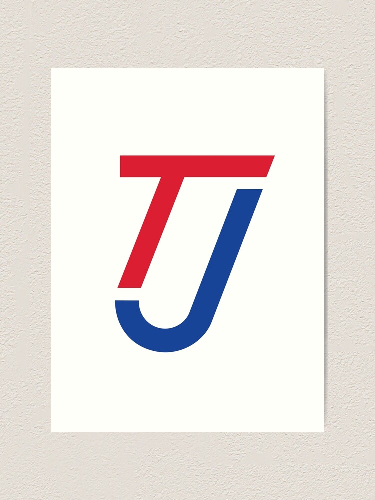 "TJ retro logo" Art Print for Sale by SaturdayAC | Redbubble