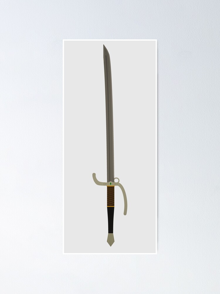 "Custom Longsword" Poster for Sale by MythicRanger36 | Redbubble