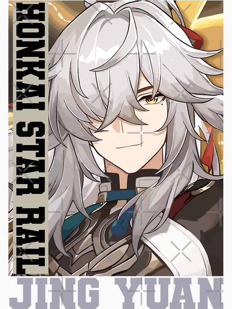 "Jing Yuan Honkai Star Rail" Sticker for Sale by Kaken-C | Redbubble