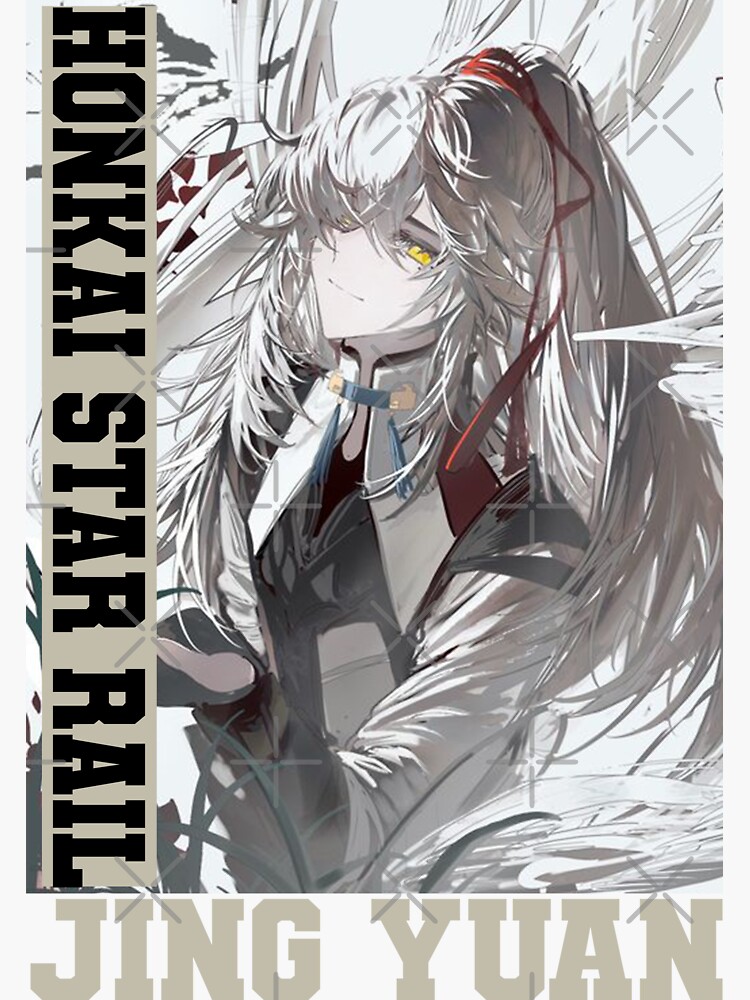 "Jing Yuan Honkai Star Rail" Sticker for Sale by Kaken-C | Redbubble