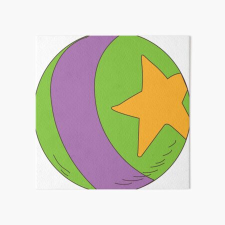 "Rugrats Ball" Art Board Print for Sale by Shayli Kipnis | Redbubble
